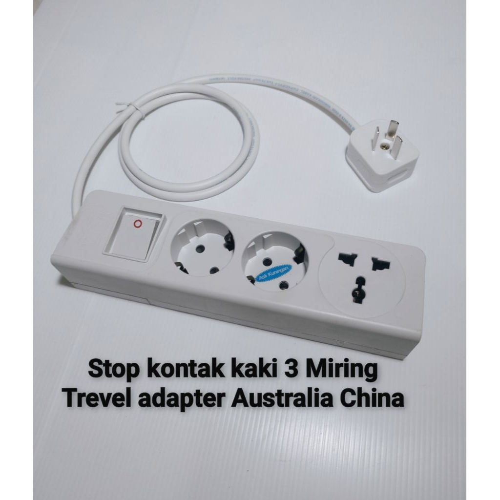 Travel Adapter Australia New Zealand Argentina Myanmar China 3 Pin ...
