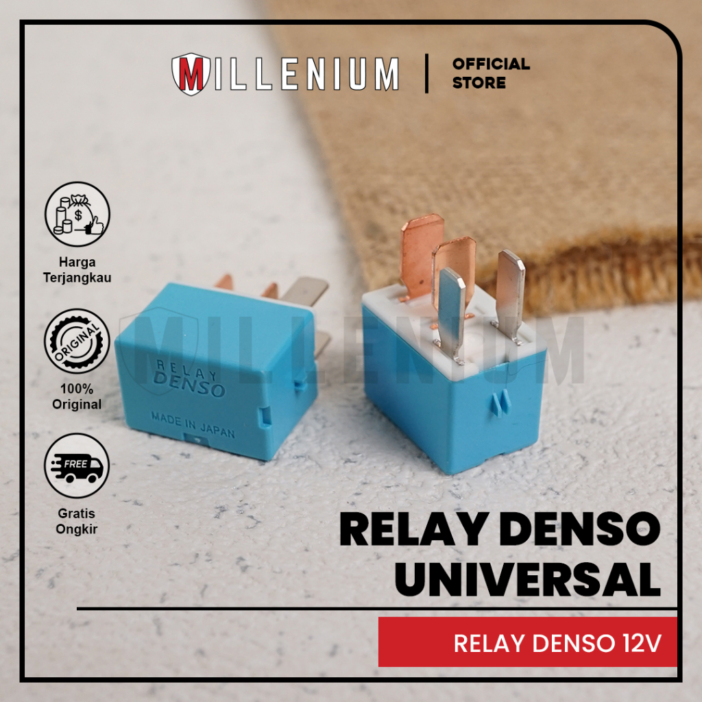 Original Denso Relay Blue 12v Legs 4 Pin 30a Socket Riley Mini Denso ...