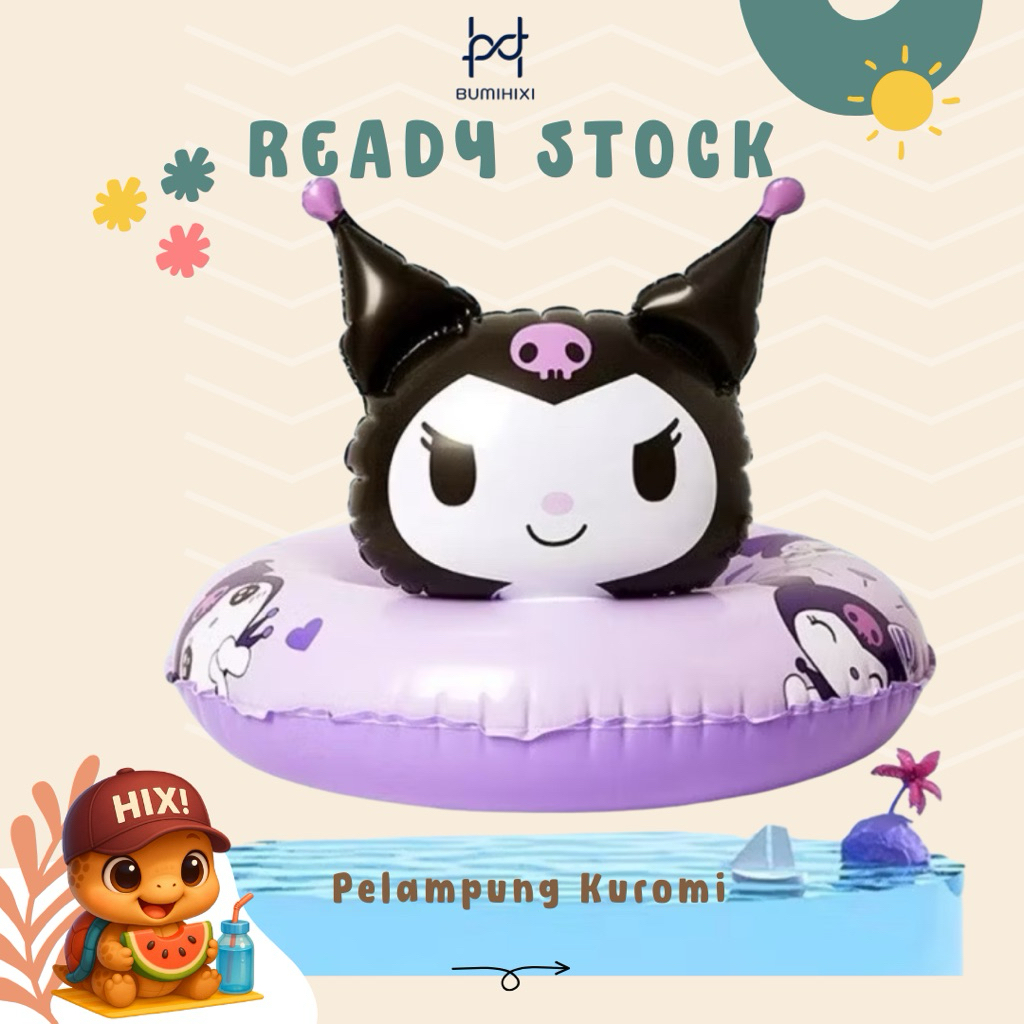 Kuromi Gemoy Swimming Tube Swimming Buoy is Really Cute | Shopee Malaysia