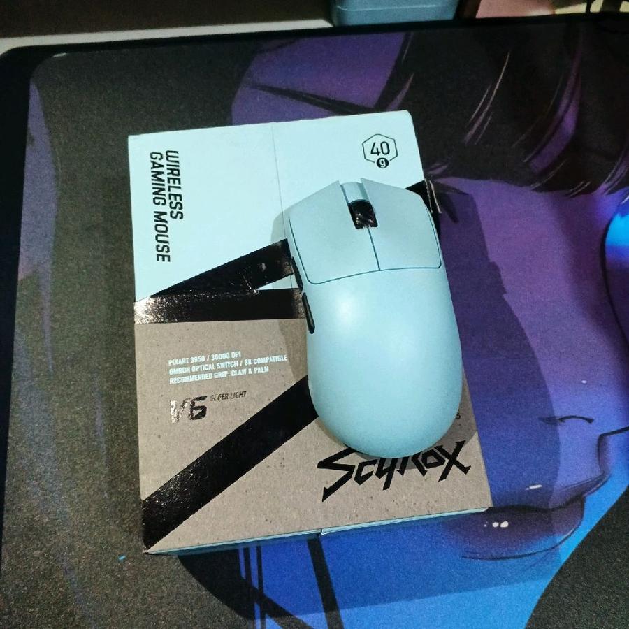 Scyrox V6 BLUE 8K PAW 3950 - WIRELESS alt pwnage trinity logitech ...