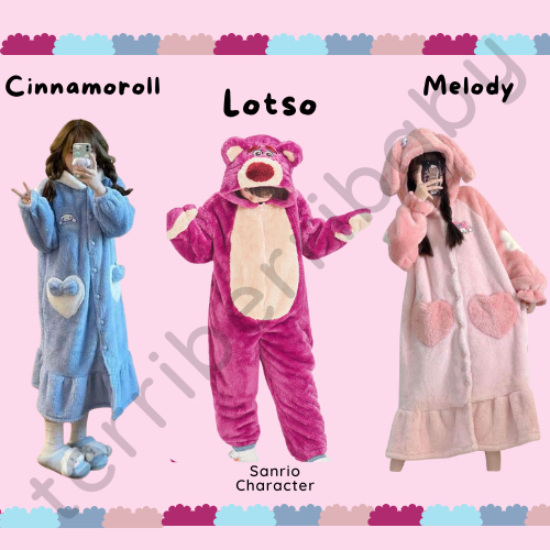 ONESIE CINNAMONROLL COSTUME CLOTHES / CINAMONROLL / CINNAMONROL / LOTSO ...