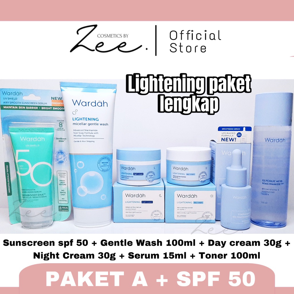 Wardah Lightening Series | Wardah Lightening Package | Complete ...
