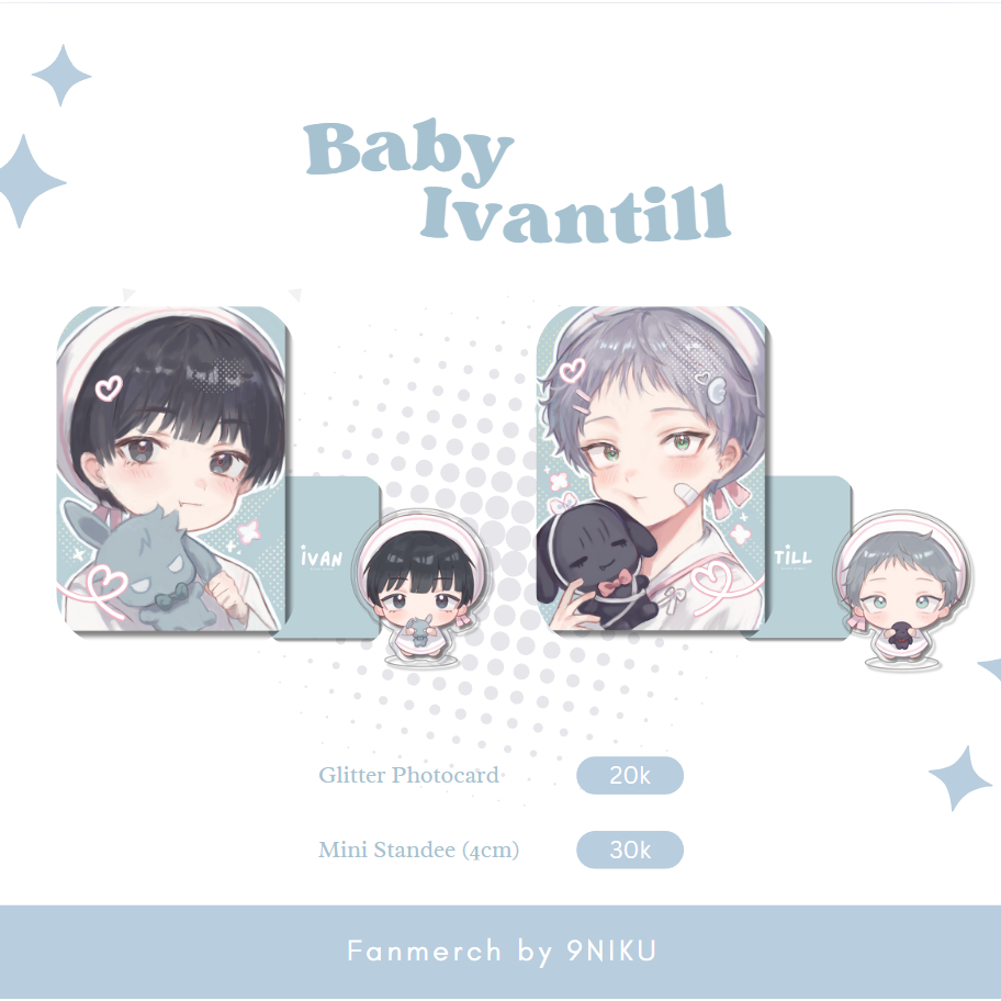 [Closed August 28] ALNST Baby Ivantill Photocard & Mini Standee by ...