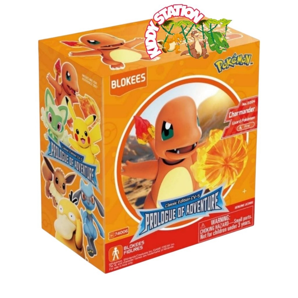 Blokees Pokemon Classic Edition S Charmander Model Kit Original License ...