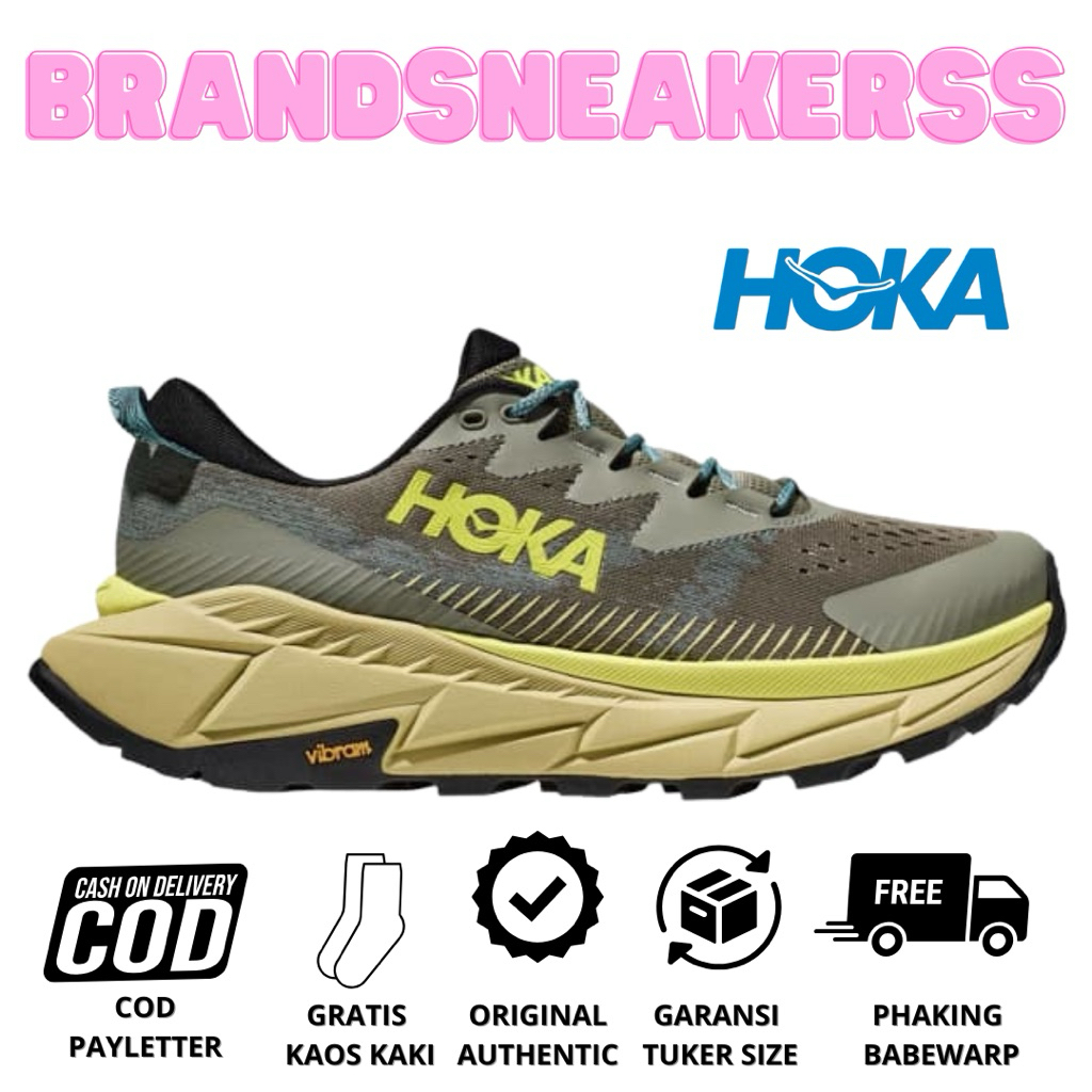 Original Hoka Trailrun Hiking Shoes Hoka Skyline Float X Olive Haze ...