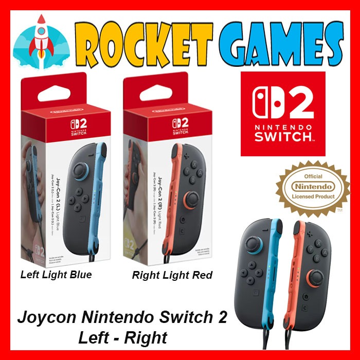 Nintendo Switch 2 JoyCon Switch2 Left Right side/ (Left Light Blue ...