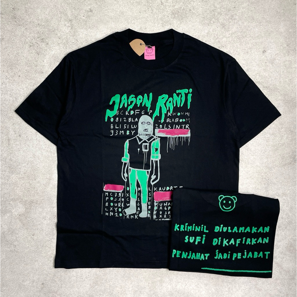 Jason Ranti - Criminil Villain into Office | Tshirt Black Original ...