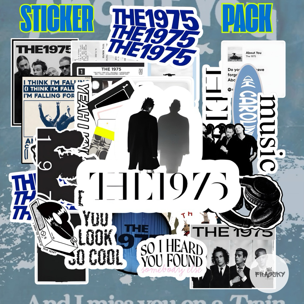 HP Fragsky - 20 & 25 Pcs Special Sticker Series THE 1975 Band Artist ...