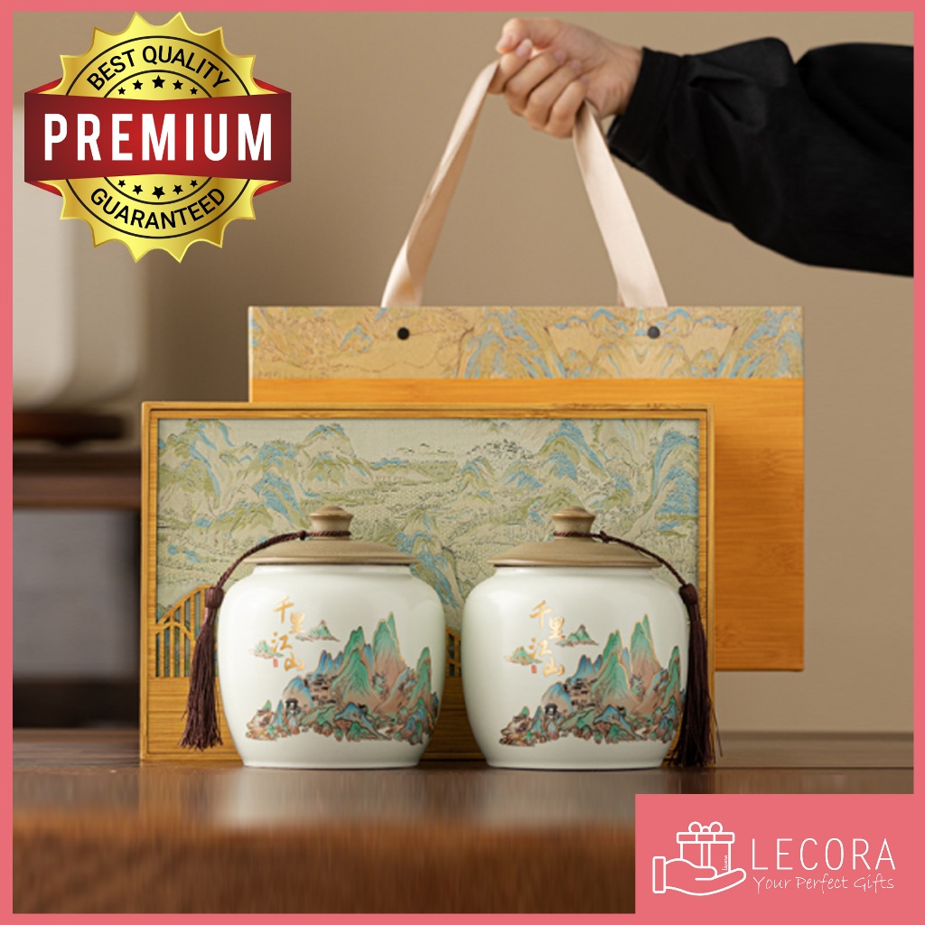 LECORA Coffee / Tea Leaves Traditional Storage Jar Jar Tea Leaf Storage ...