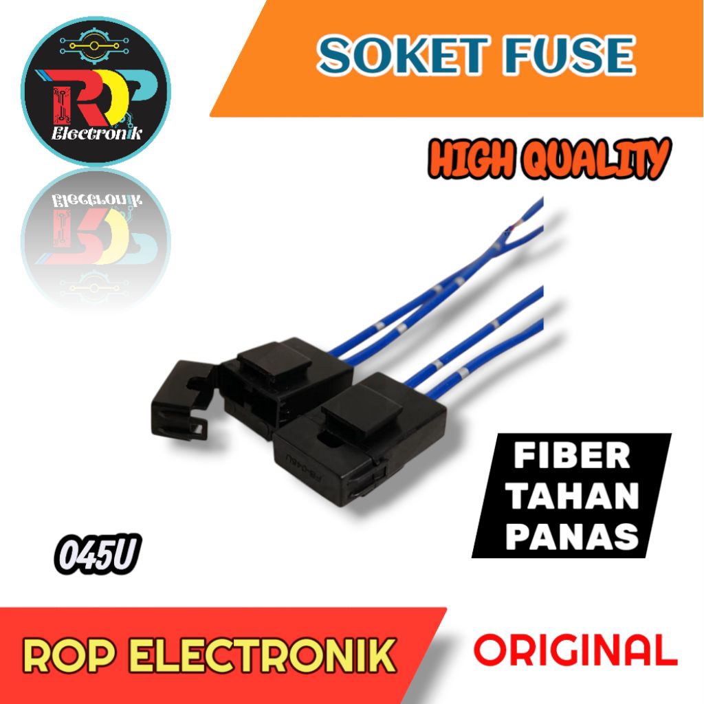 045U Fuse Socket / Fuse House / Black Fuse Box Fuse Socket | Shopee ...