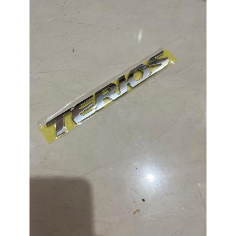 ORIGINAL DAIHATSU TERIOS REAR LUGGAGE embossed LOGO EMBLEM | Shopee ...