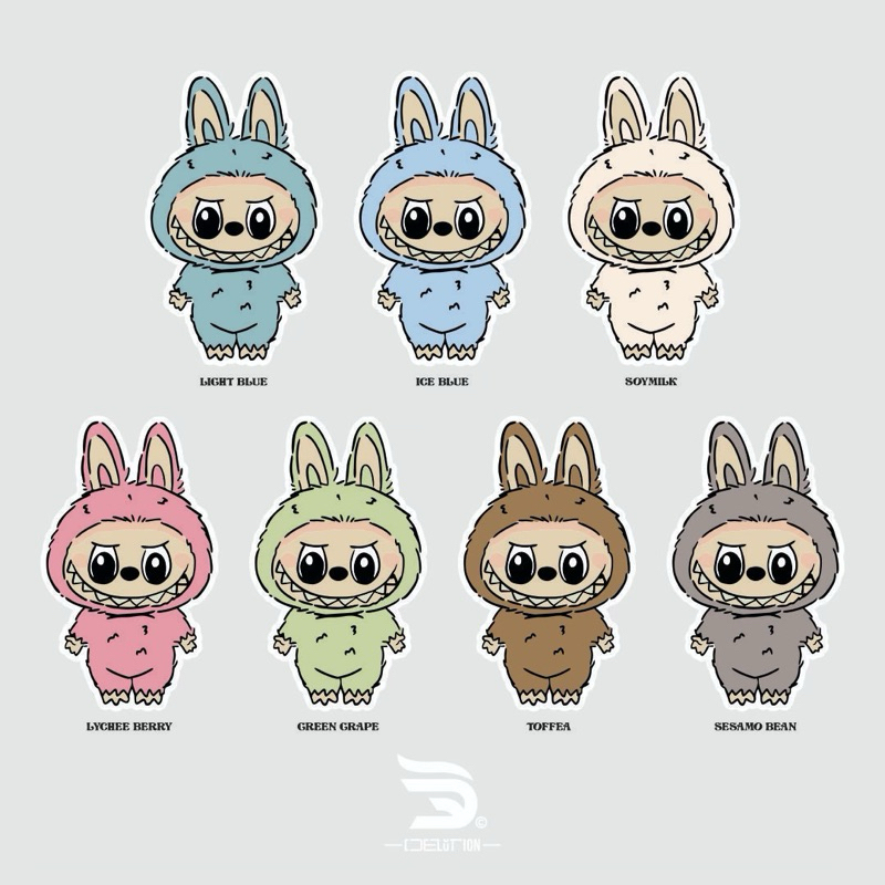 Labubu Sticker Labubu Aesthetic Sticker Scrapbook Decoration Sticker ...