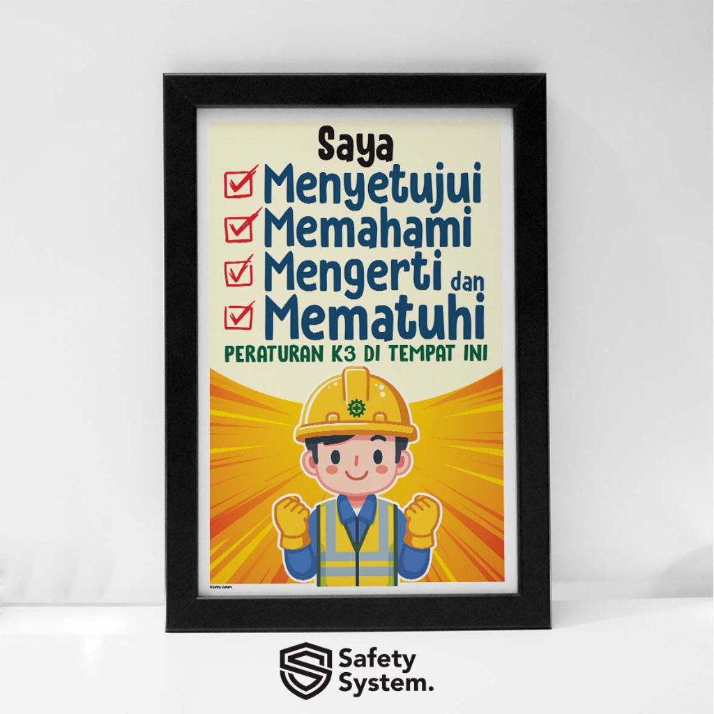 SAYA Work Safety K3 Poster Safety Introduction to Safety Induction ...
