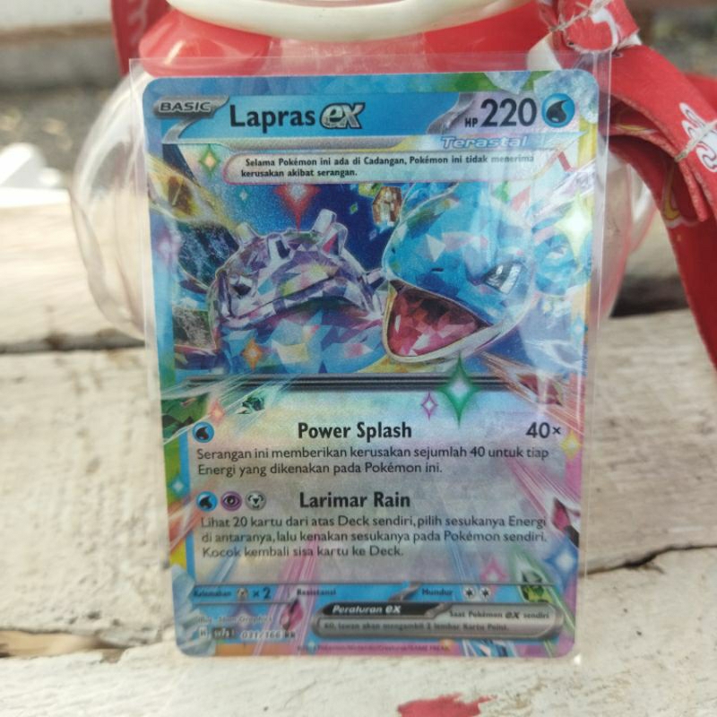 Pokemon TCG Indonesia Lapras ex Terrace sv7s 031/166 R original | Shopee Malaysia