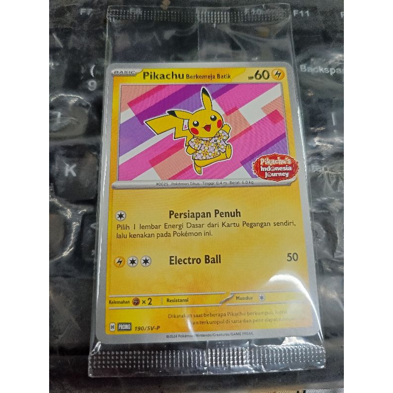 Pokemon Pikachu Card Collector in Batik Sakura Pink Pikachu's Indonesia ...