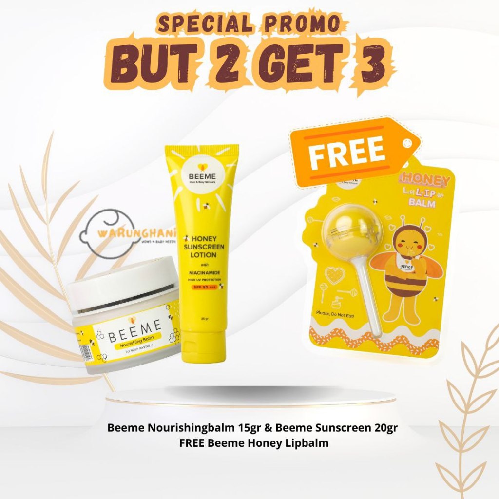 Beeme Bundling Package Beeme Nourishing Balm + Beeme Honey Sunscreen ...