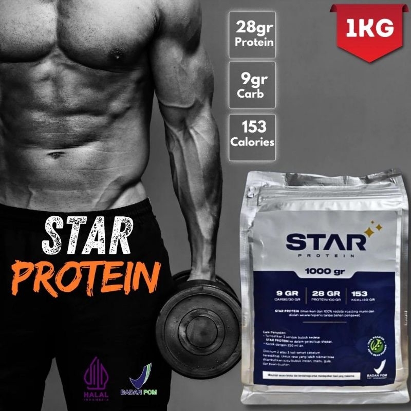 Star PROTEIN WHEY PURE SOYBEAN POWDER PROTEIN - 1 KG | Shopee Malaysia