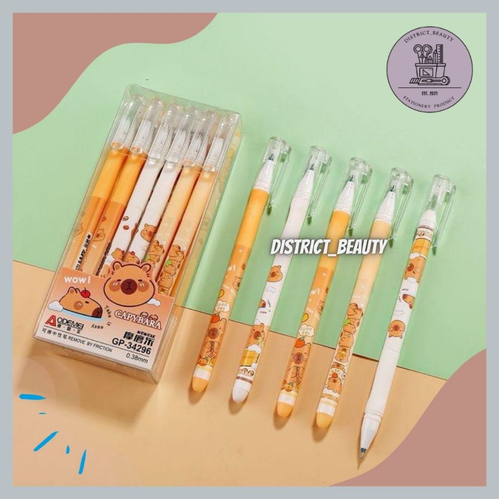Erasable CAPYBARA HAPUS PULPEN CAPYBARA CAPPIBARA ERASER PUL | Shopee ...