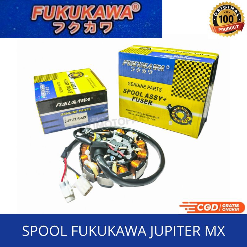 Spool Starter Yamaha Jupiter MX 135 Spool Stator Assy Original Fukukawa ...