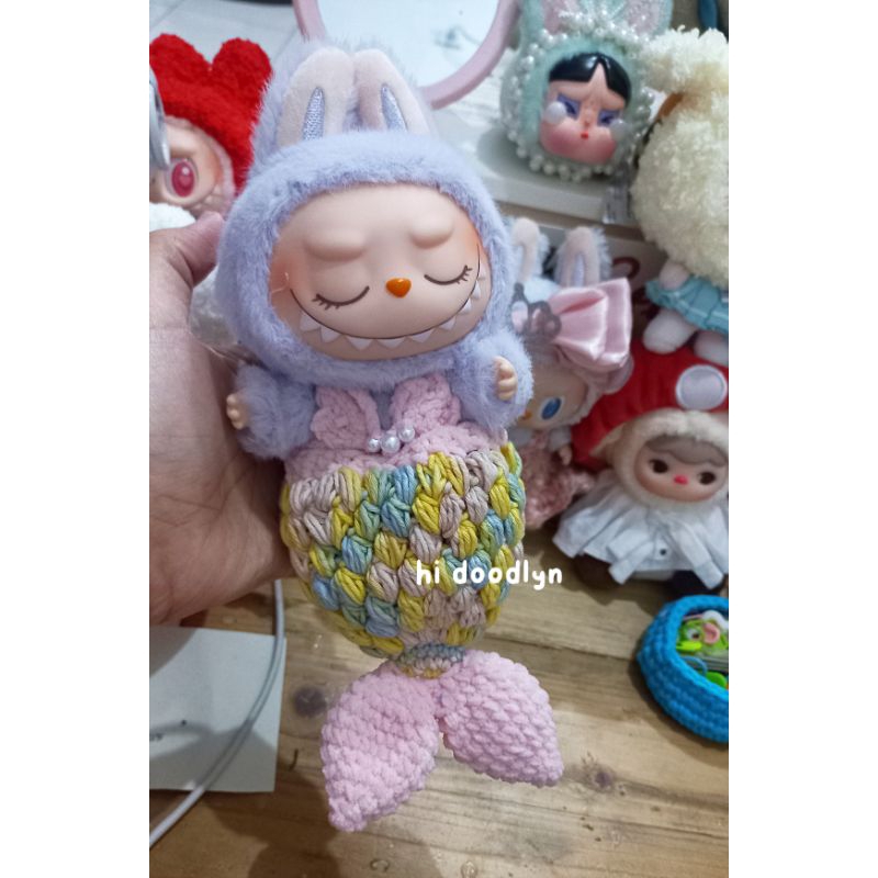 [REAL Pic] BAJU MERMAID LABUBU have a seat & macarons | Shopee Malaysia