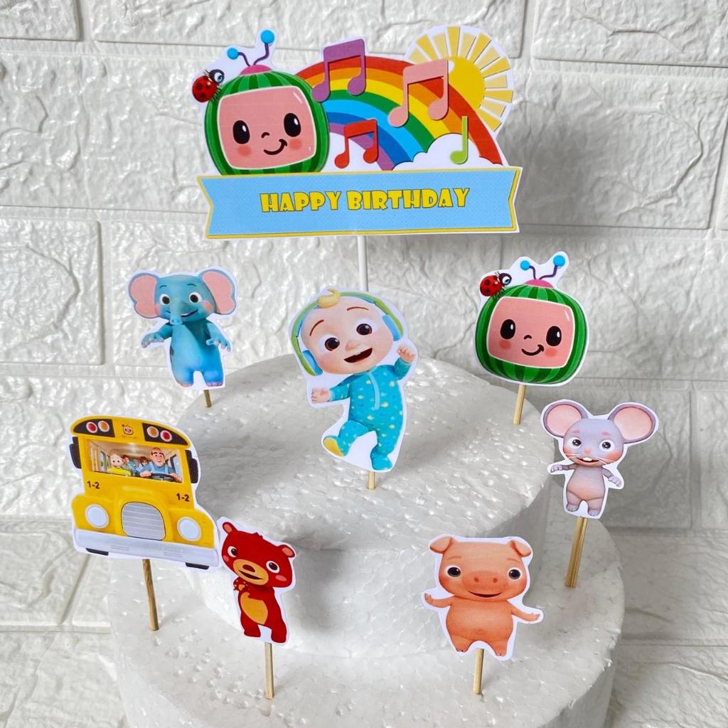 Cocomelon Birthday Topper / Coco Melon Cake Topper | Shopee Malaysia