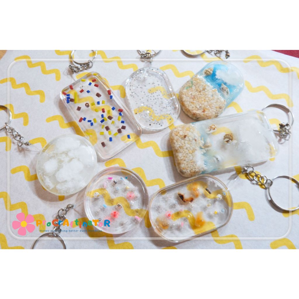 GANTUNGAN Resin Keychain / Resin Keychain | Shopee Malaysia