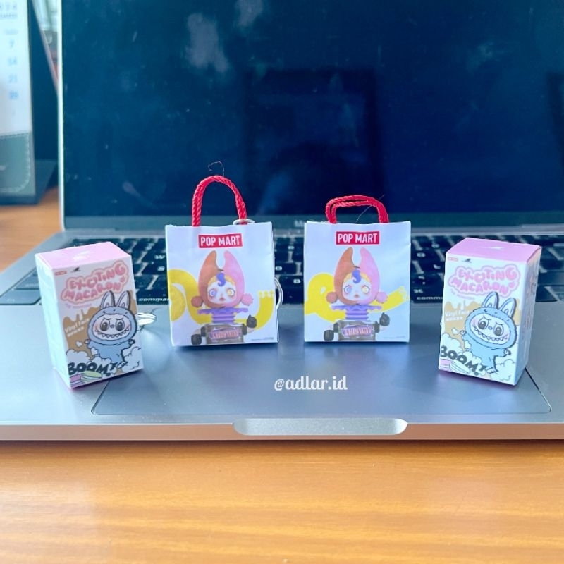 Miniature MAGNET STICKING REFRIGERATOR SOUVENIR POP MART LABUBU BOX ...