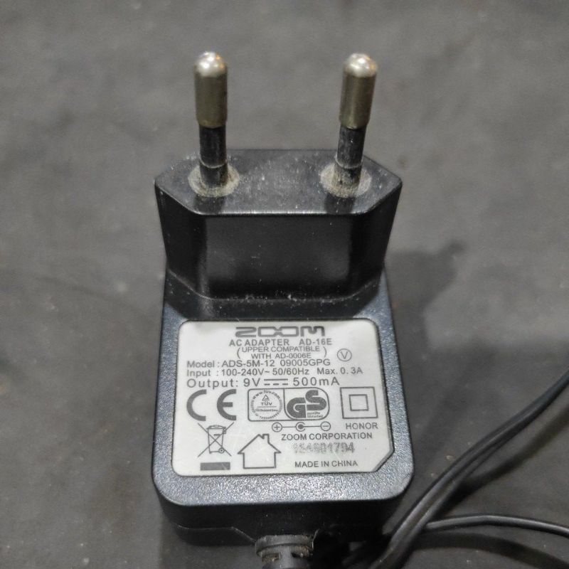 Original 9V Zoom Adapter, Type AD 16E, for Zoom Guitar Effects, Boss ...