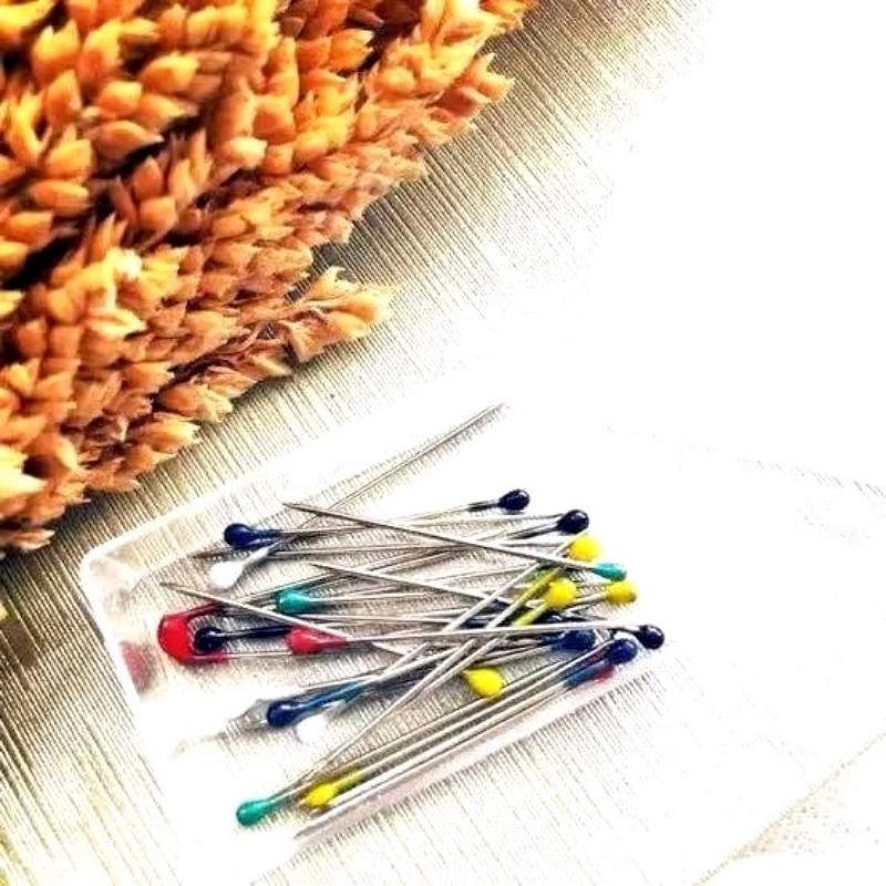 A (A23) MINI HIJAB PIN / PENTUL CONTENTS 40 PCS MIKA BOX | Shopee Malaysia