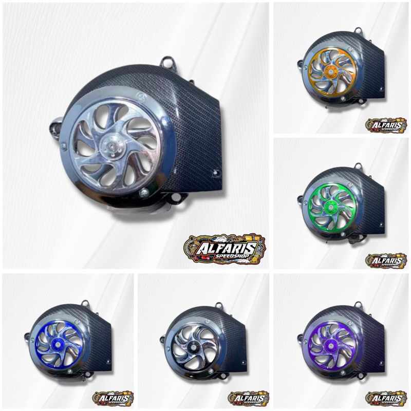 MESIN Hydrograph carbon Engine Fan cover Cap set spinner croem pnp ...