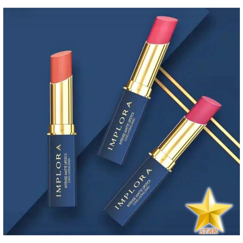 As Implora Intense Matte Lipstick Long Lasting Finish Lipstick | Shopee ...