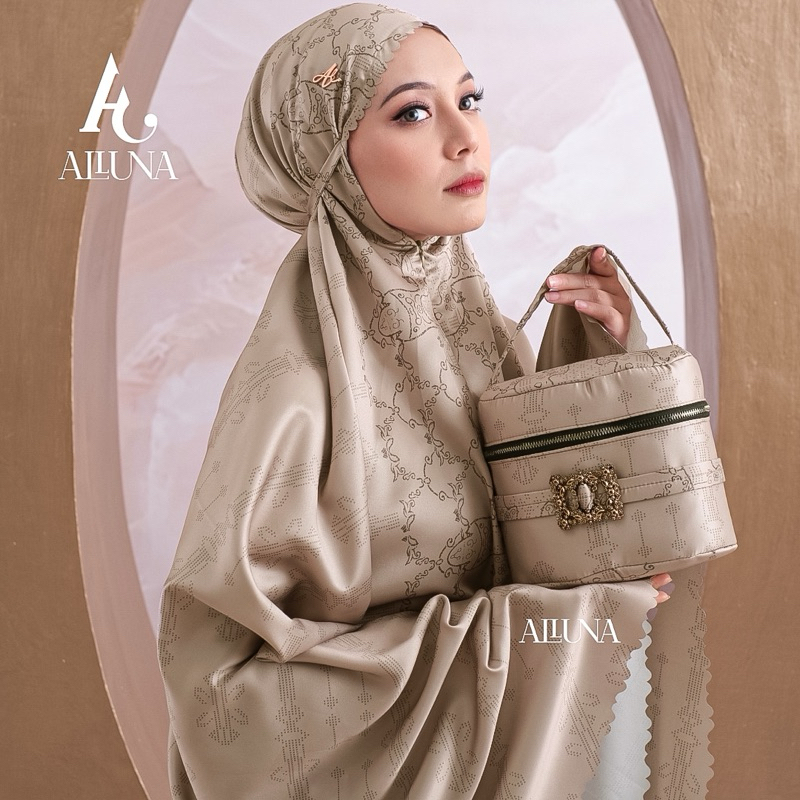 Alluna - Adult Mukena Silk Motif 2in1 Series Quinza | Shopee Malaysia