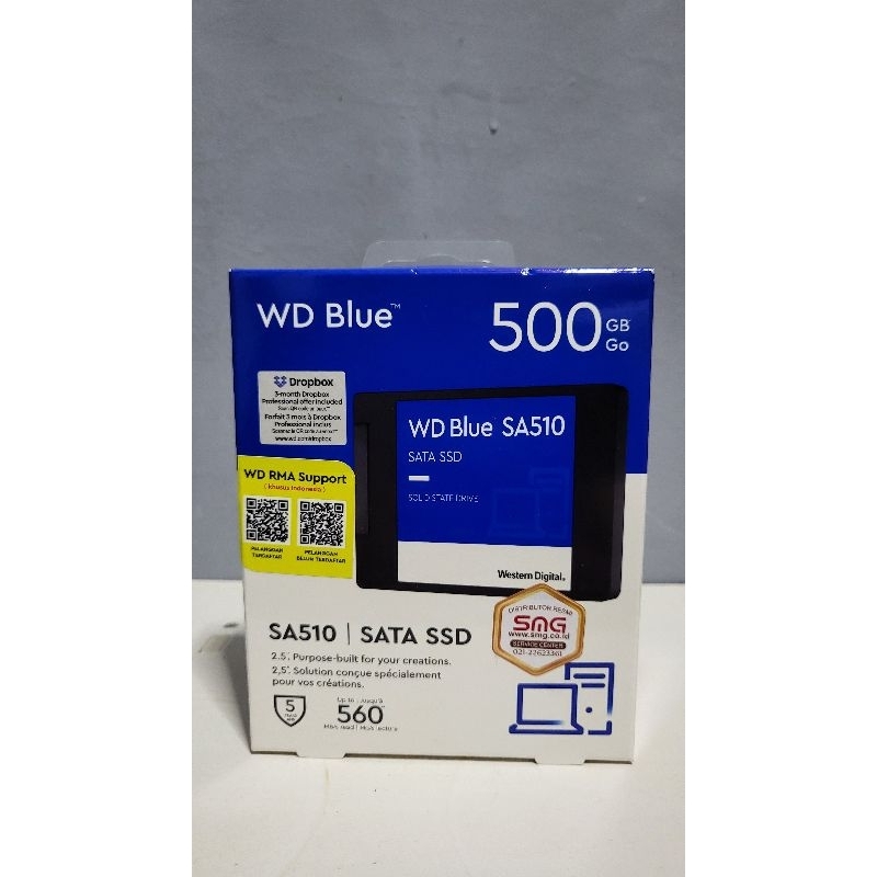 Wd BLUE SSD SA510 500GB / 2.5" SATA SSD / 5 Years warranty | Shopee Malaysia