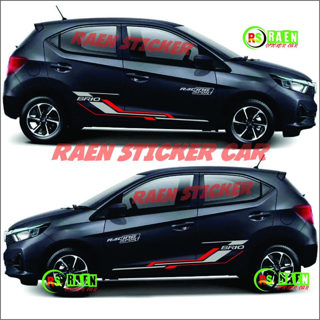 Sticker CUTTING LIST OF MINIMALIST SIDE BODY HONDA BRIO CAR STICKER ...