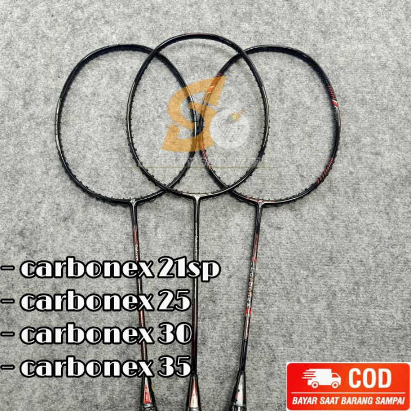 Carbonex 21SP Adult BADMINTON Racket, CARBONEX 25, CARBONEX 30 ...