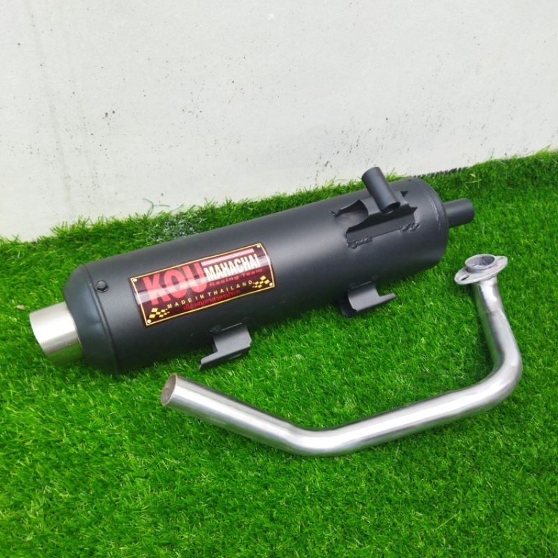 Kou mahachai chicken pipe exhaust cutting standard racing for Click 125 ...