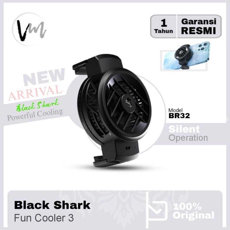 Black Shark FunCooler 3 Cooling Fan Fun cooler BR32 Mobile Phone cooler ...