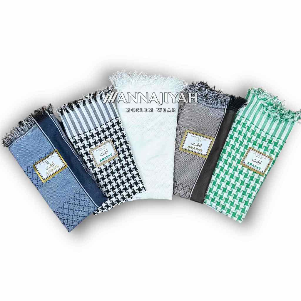 Men's Arabic Turban Motif and Plain Arafat Woven Turban By Hajj and ...