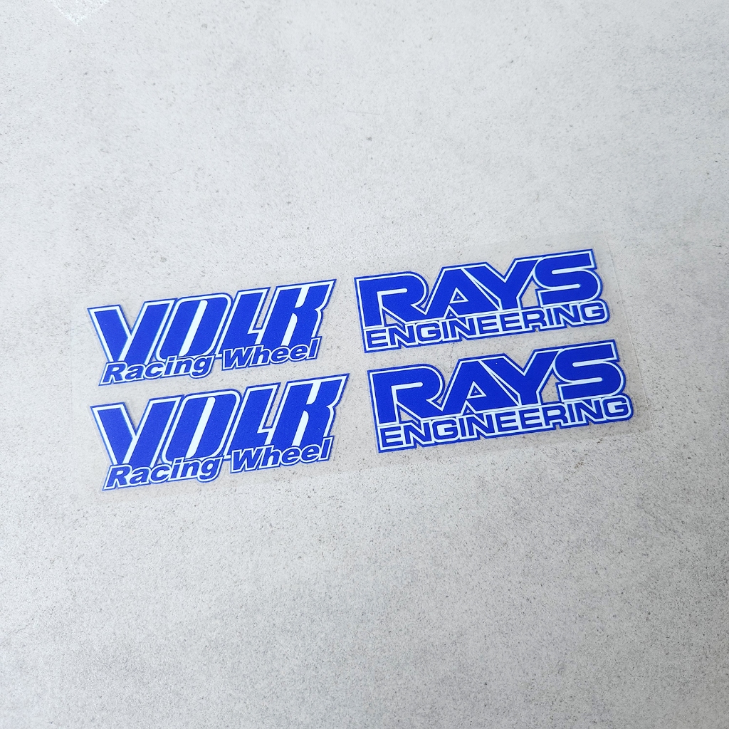 Volk Rays Racing TE37 CE28 Advan Work SSR Car Rim Sticker Sticker ...