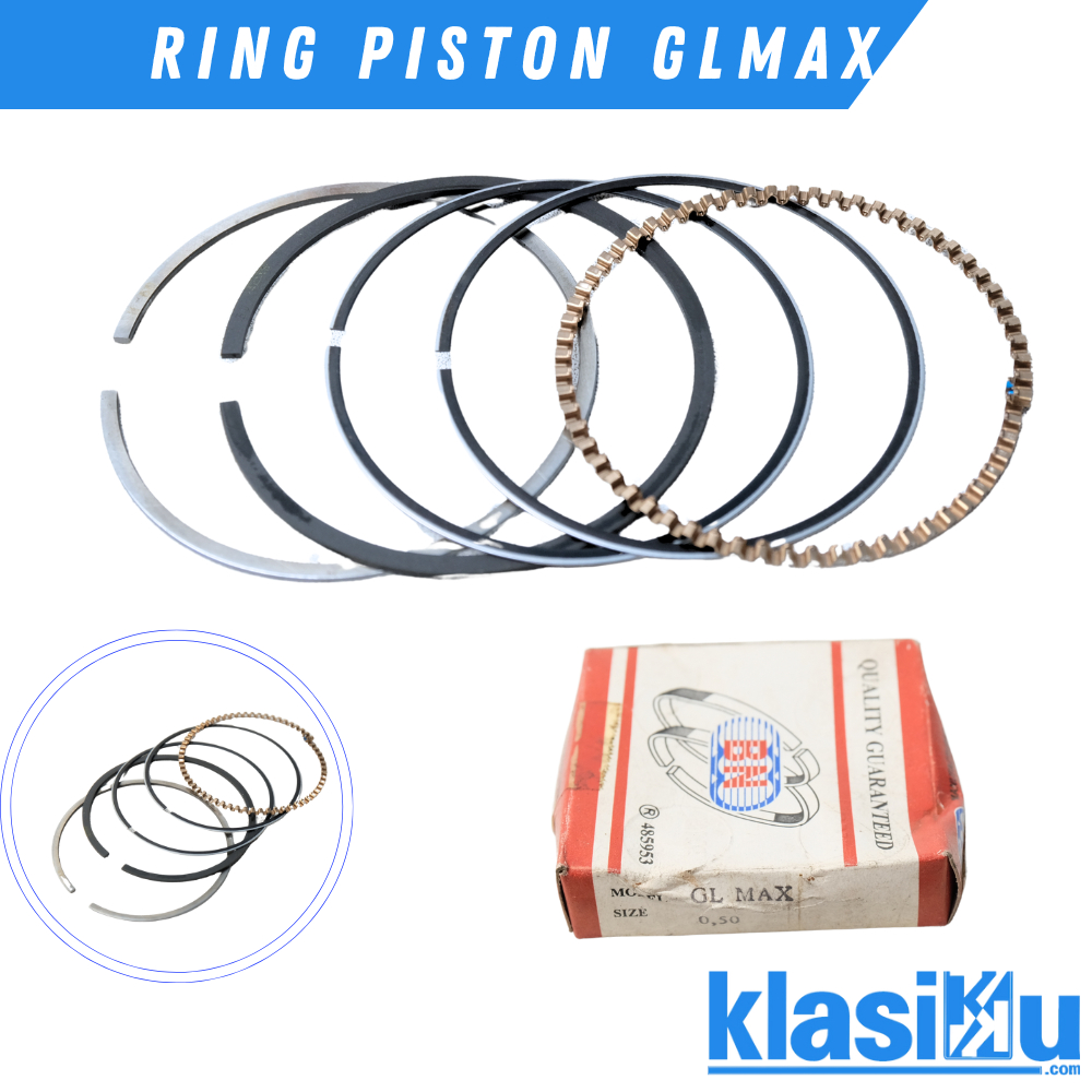 Honda GL Max GlMax Piston Piston Ring Oversize 50 25 100 Nos | Shopee ...