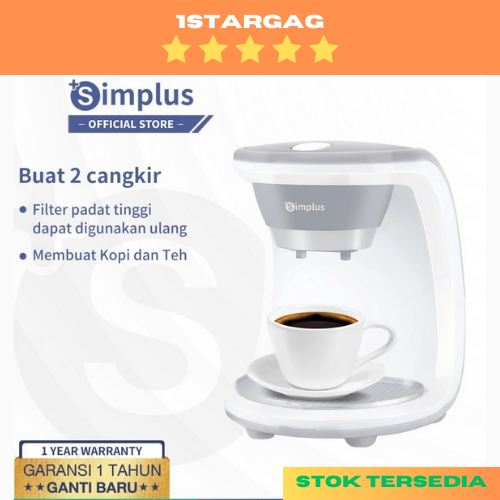 MESIN Simplus Coffee Maker 300ml Americano Coffee Machine Drip Tea ...