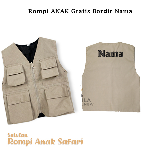 Boys and Girls Vests 2 to 14 Years Old FREE Child Name Embroidery ...