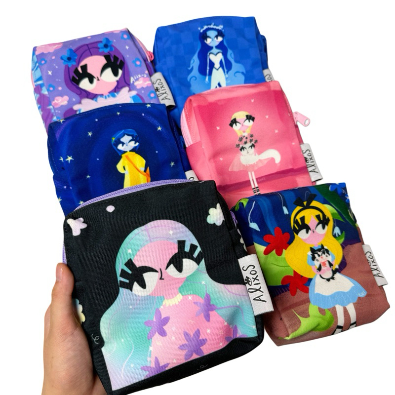 Mini Square Pouch by Alixos (More designs) | Shopee Malaysia