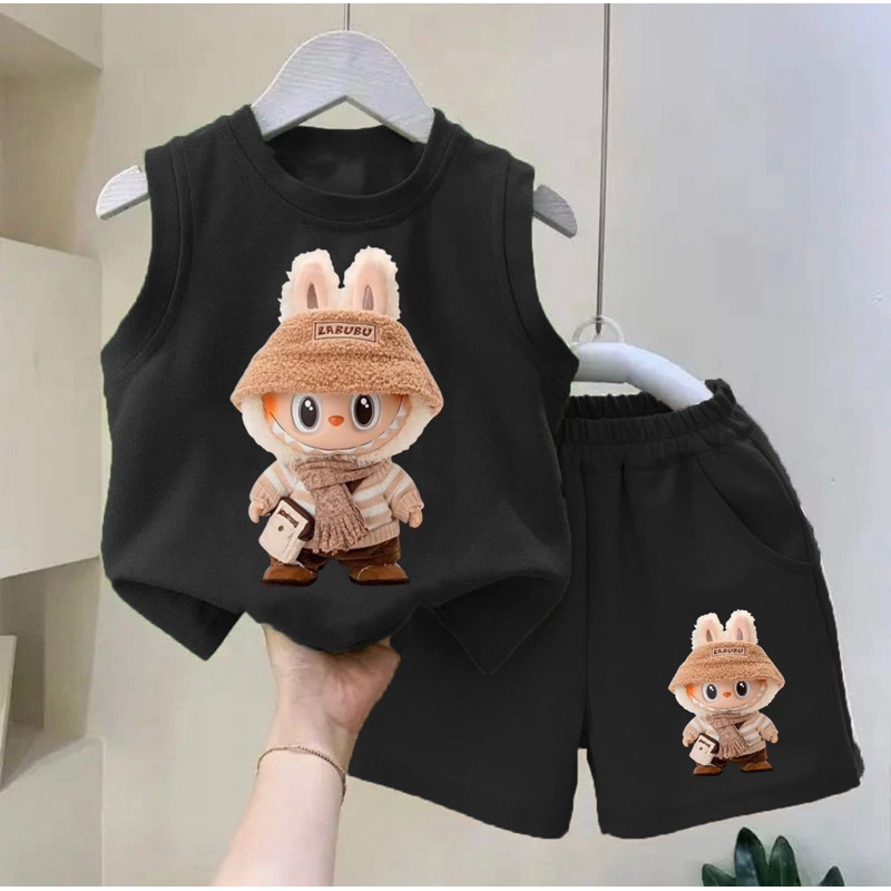 Boys' clothing set, unisex children's singlet shirt and shorts set, 1-5 ...