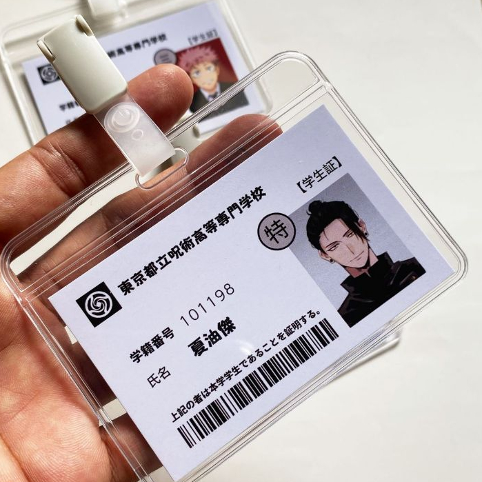Jujutsu Kaisen ID Card Student ID Nametag Prop | Shopee Malaysia