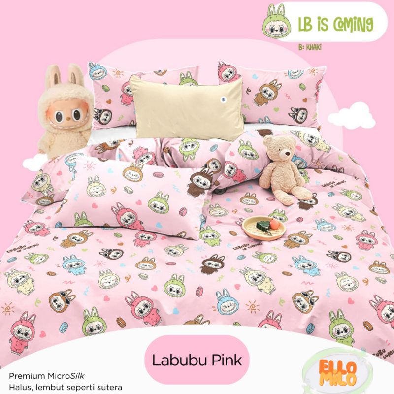 Labubu Bed Sheet 180×200 160×200 120×200 Children's Viral Bed Sheet ...