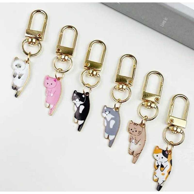GANTUNGAN Read THE DESCRIPTION!! Cute cat keychain cat keychain ...