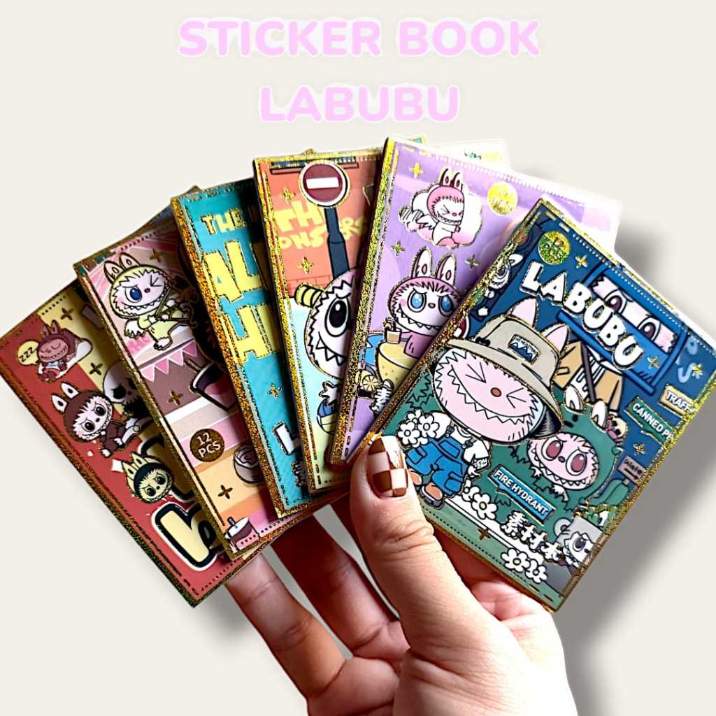 LUCKY CAT - FUNNY STICKER BOOK | BOOK STICKER | LABUBU LABUBU LABUBU ...