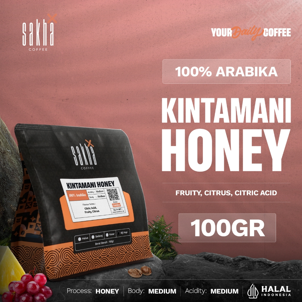 Arabica Coffee Bali Kintamani Honey Arabica Coffee Beans 100g Powdered ...