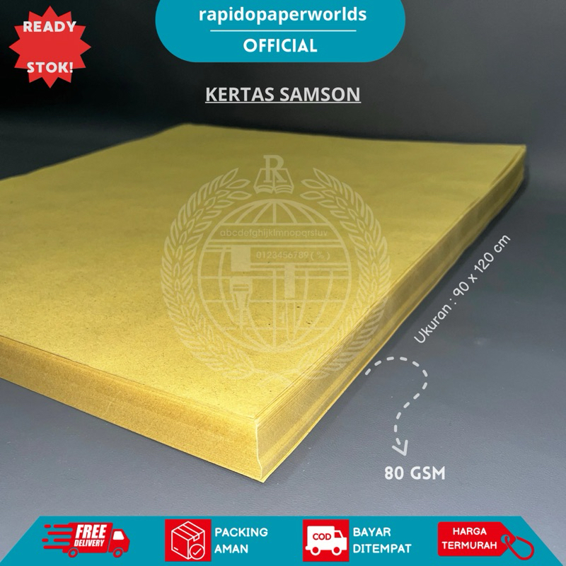 [ 10 sheets ] 90 x 120 samson paper / 80gr wrapping paper | Shopee Malaysia